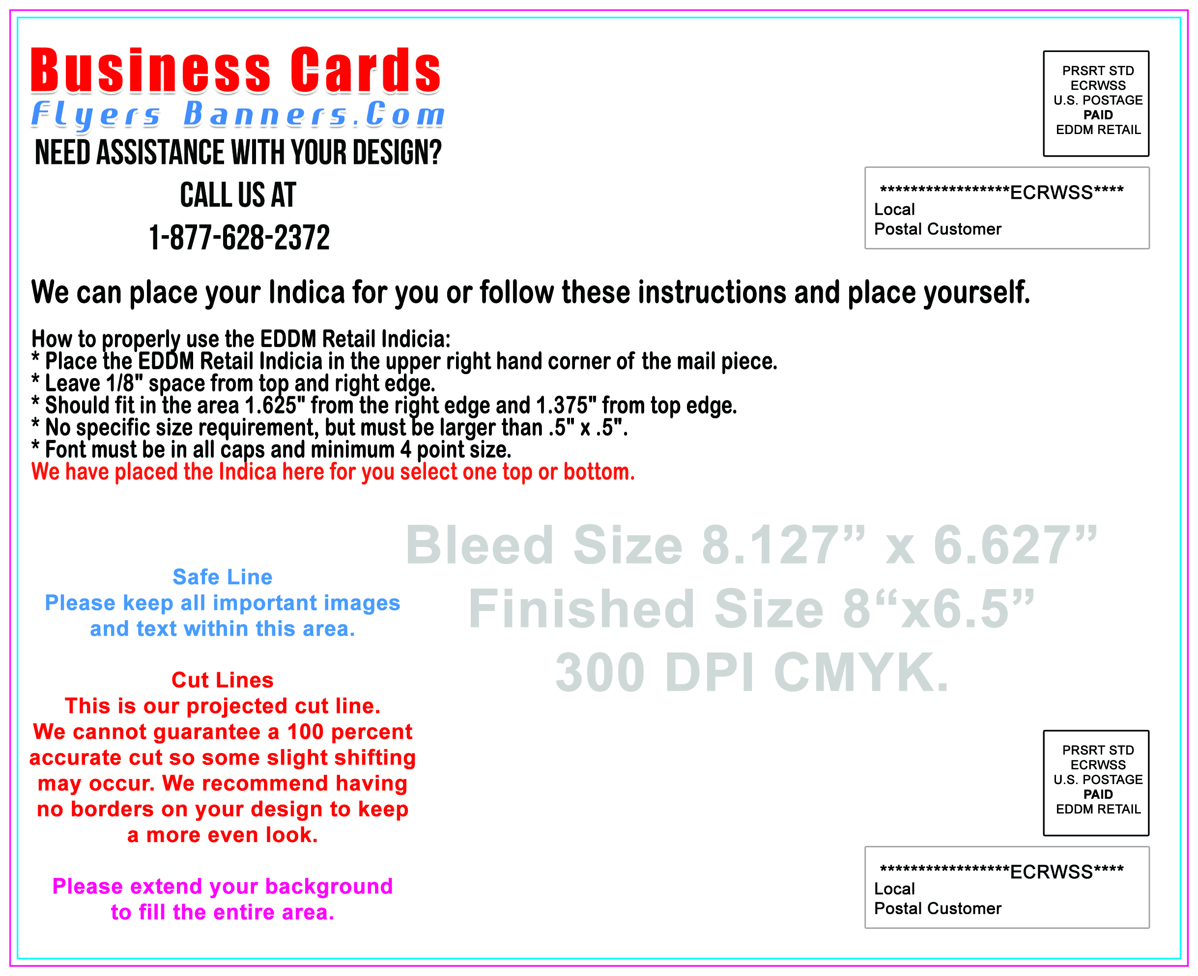 EDDM Postcard Templates Free Shipping And Low Prices